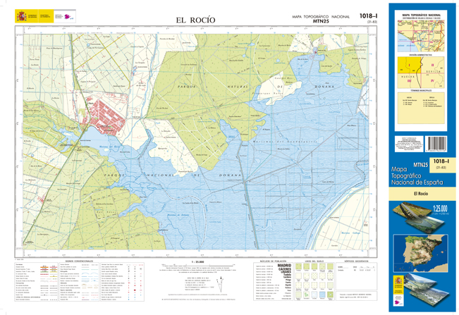 1018-1 El Rocio 1:25.000 - Mapas excursionistas y topográficos ...