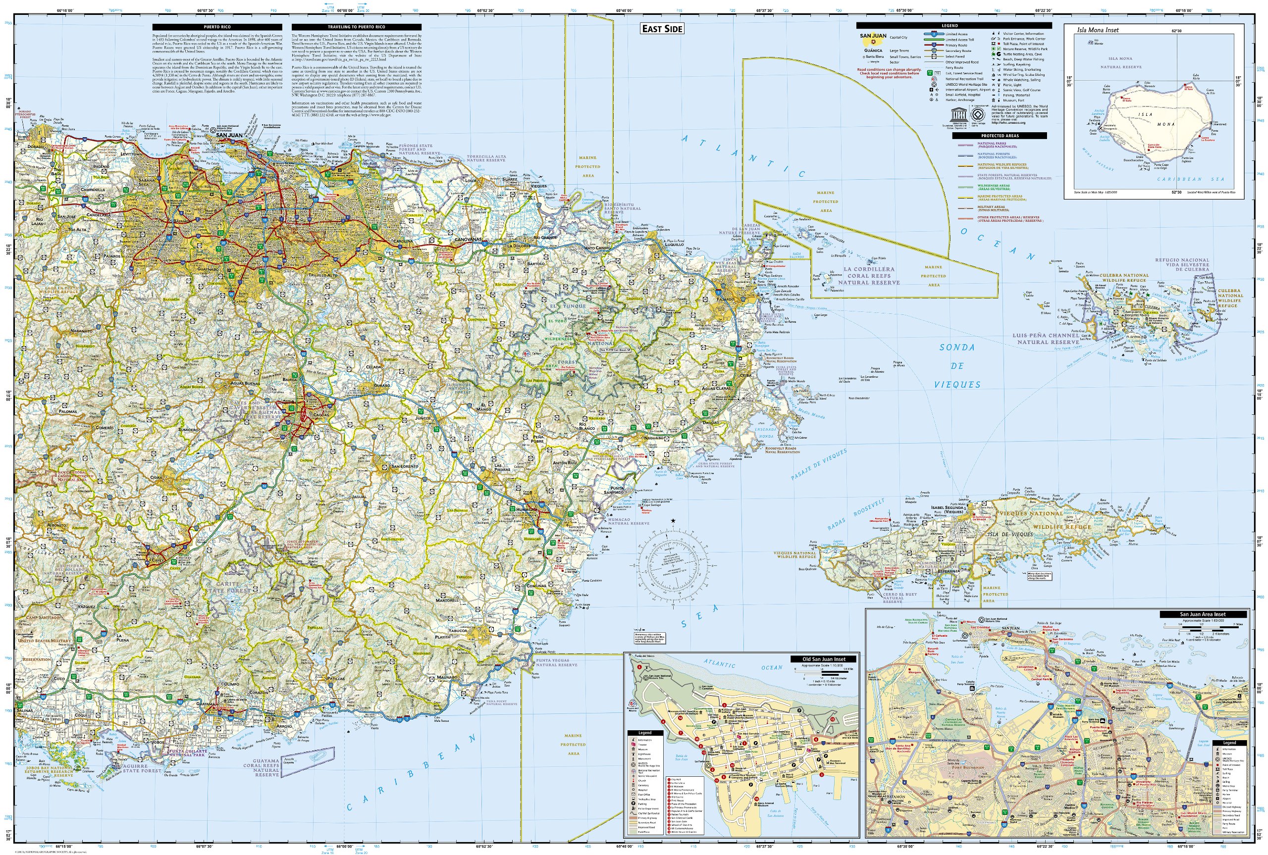 Puerto Rico 1:125.000 - Mapas de carreteras - Mapiberia f&b
