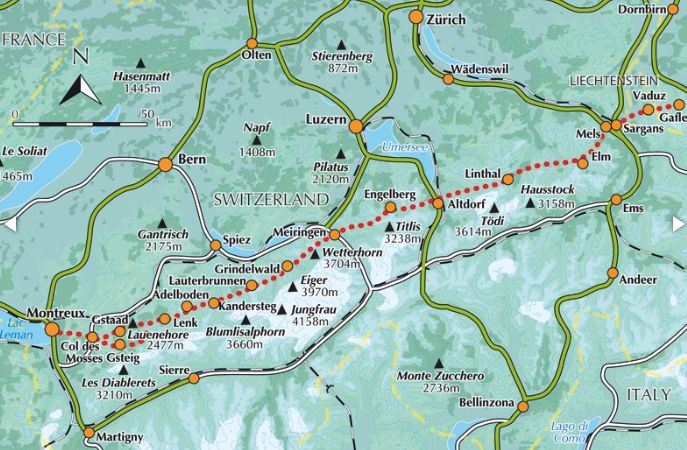 Trekking the Swiss Alpine Pass Route - Via Alpina 1 - Guías ...