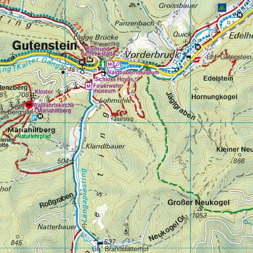 WK 5012 Hohe Wand Schneeberg Biedermeiertal 1:35.000 - Mapas ...
