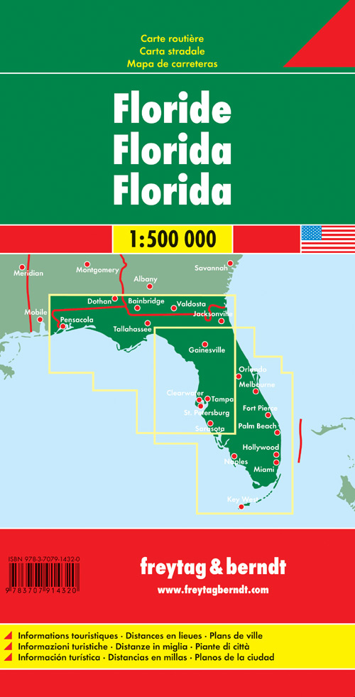 Florida 1:500.000 - Mapas de carreteras - Mapiberia f&b