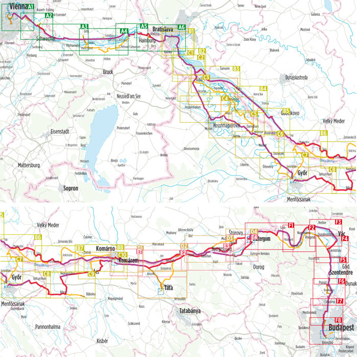 Danube Bike Trail Guide 3: From Vienna to Budapest 1:75.000 - Guías ...