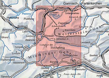 4/2W Wetterstein-Mieminger Gebirge MIDD 1:25.000 - Mapas excursionistas ...