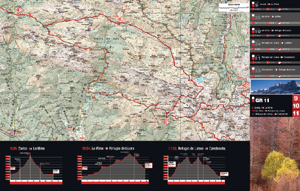 GR 11 Senda Pirenaica 1:50.000 - Mapas excursionistas y topográficos ...