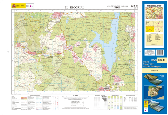 533-3 El Escorial 1:25.000 - Mapas excursionistas y topográficos ...