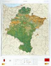 Mapa en relieve Navarra (91x113) 1:200.000 - Mapas en relieve ...