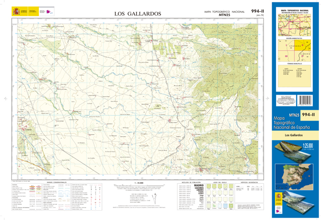 994-2 Los Gallardos 1:25.000 - Mapas excursionistas y topográficos ...