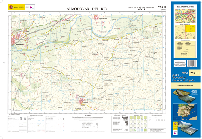 943-2 Almódovar del Río 1:25.000 - Mapas excursionistas y topográficos ...