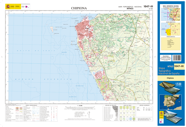 1047-3 Chipiona 1:25.000 - Mapas excursionistas y topográficos ...