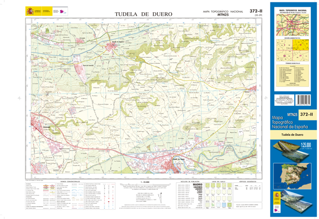 372-2 Tudela de Duero 1:25.000 - Mapas excursionistas y topográficos ...