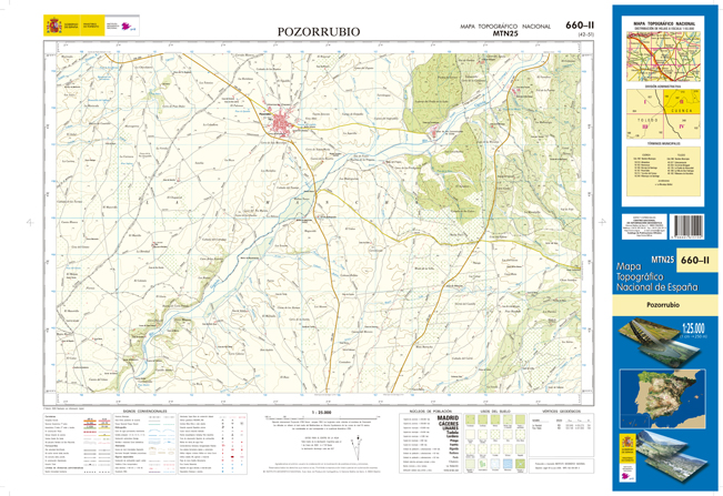 660-2 Pozorrubio 1:25.000 - Mapas excursionistas y topográficos ...