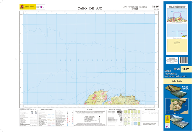 18-4 Cabo de Ajo 1:25.000 - Mapas excursionistas y topográficos ...