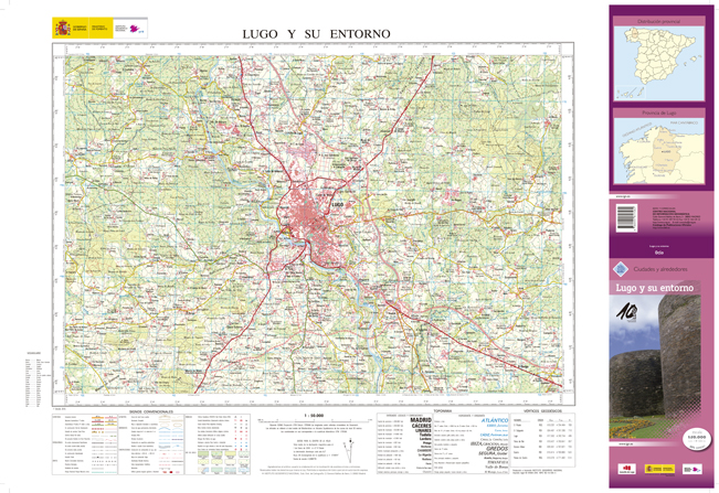 Lugo y su entorno 1:50.000 - Mapas excursionistas y topográficos ...