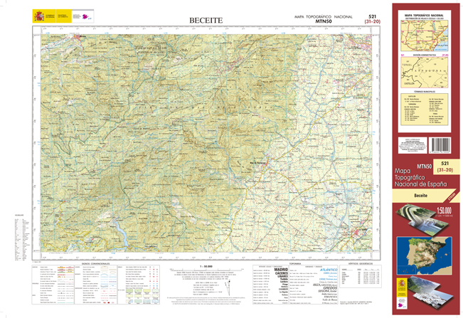 521 Beceite 1:50.000 - Mapas excursionistas y topográficos - Mapiberia f&b