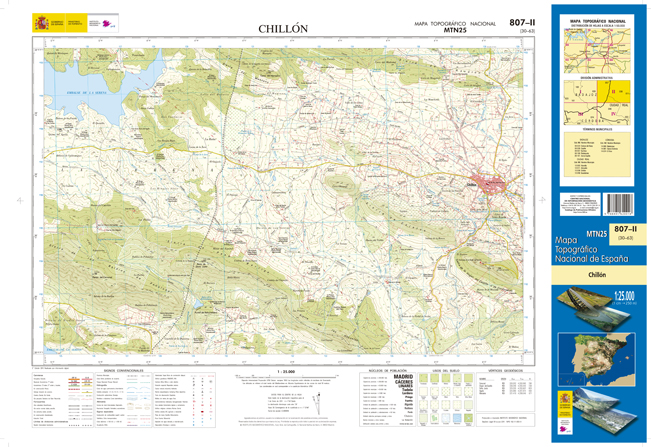 807-2 Chillón 1:25.000 - Mapas excursionistas y topográficos ...