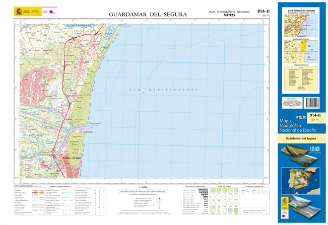 914-2 Guardamar de Segura 1:25.000 - Mapas excursionistas y ...