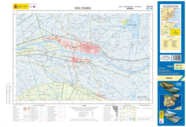 522-4 Deltebre 1:25.000 - Mapas excursionistas y topográficos ...