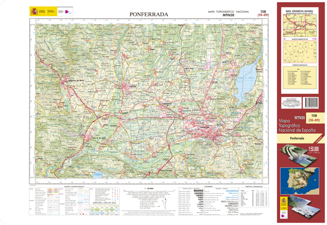 158 Ponferrada 1:50.000 - Mapas excursionistas y topográficos ...
