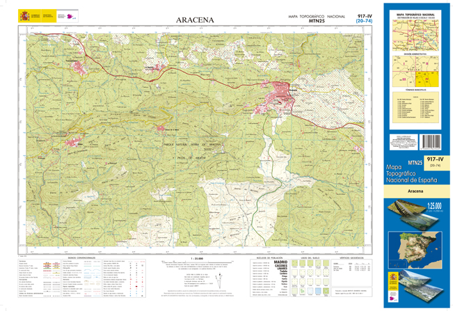 917-4 Aracena 1:25.000 - Mapas excursionistas y topográficos ...