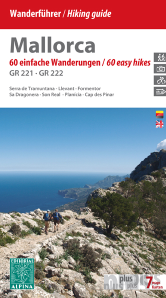 GR 221 y GR 222 Mallorca. 60 Itinerarios fáciles 1:50.000 (inglés ...