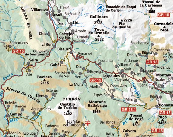 Turbón - Alto Valle de Isábena 1:25.000 - Mapas excursionistas y ...
