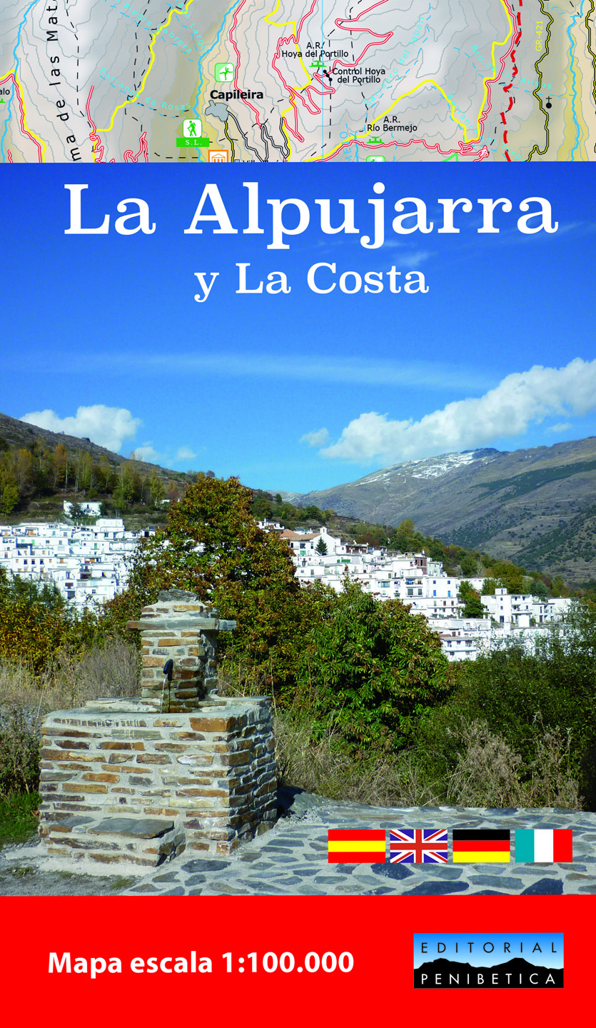 La Alpujarra y La Costa 1:100.000 - Mapas de carreteras - Mapiberia f&b
