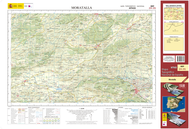 889 Moratalla 1:50.000 - Mapas excursionistas y topográficos ...